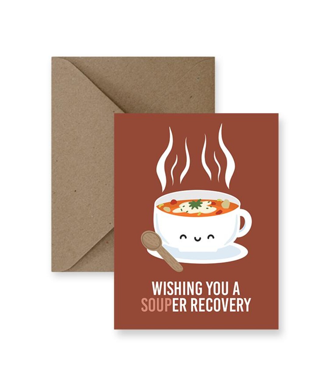 Funny Soup Get Well Card Get Well Soon Card Feel Better Pun Card Get ...