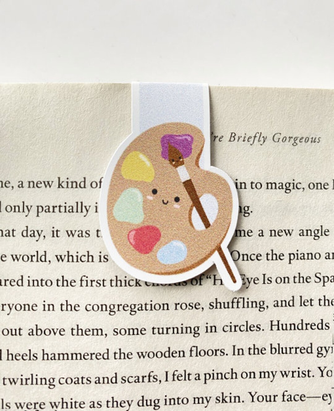 Paint Palette Magnetic Bookmark, Book Lover Gift, Bookmark for Kids ...