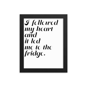 Funny Kitchen Wall Art Kitchen Decor Wall Art Kitchen Decor Foodie Art ...