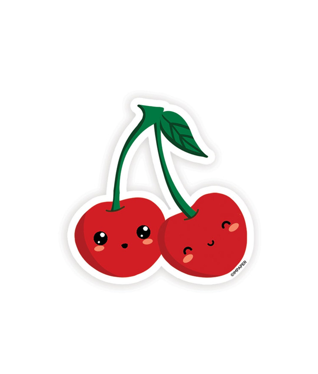 Cherry Sticker | Cute Cherry Sticker Cute Gifts for Foodies Cherry ...