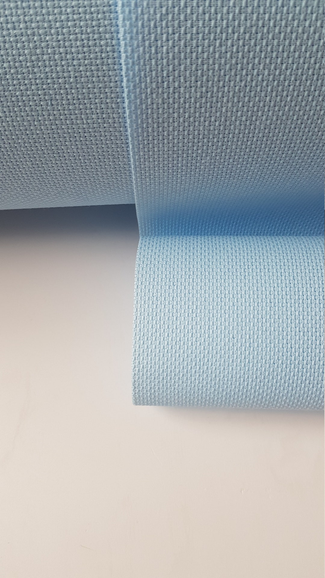 Blue 11ct/14ct/16ct/18ct Cross Stitch Fabric Aida Canvas 100% Cotton ...