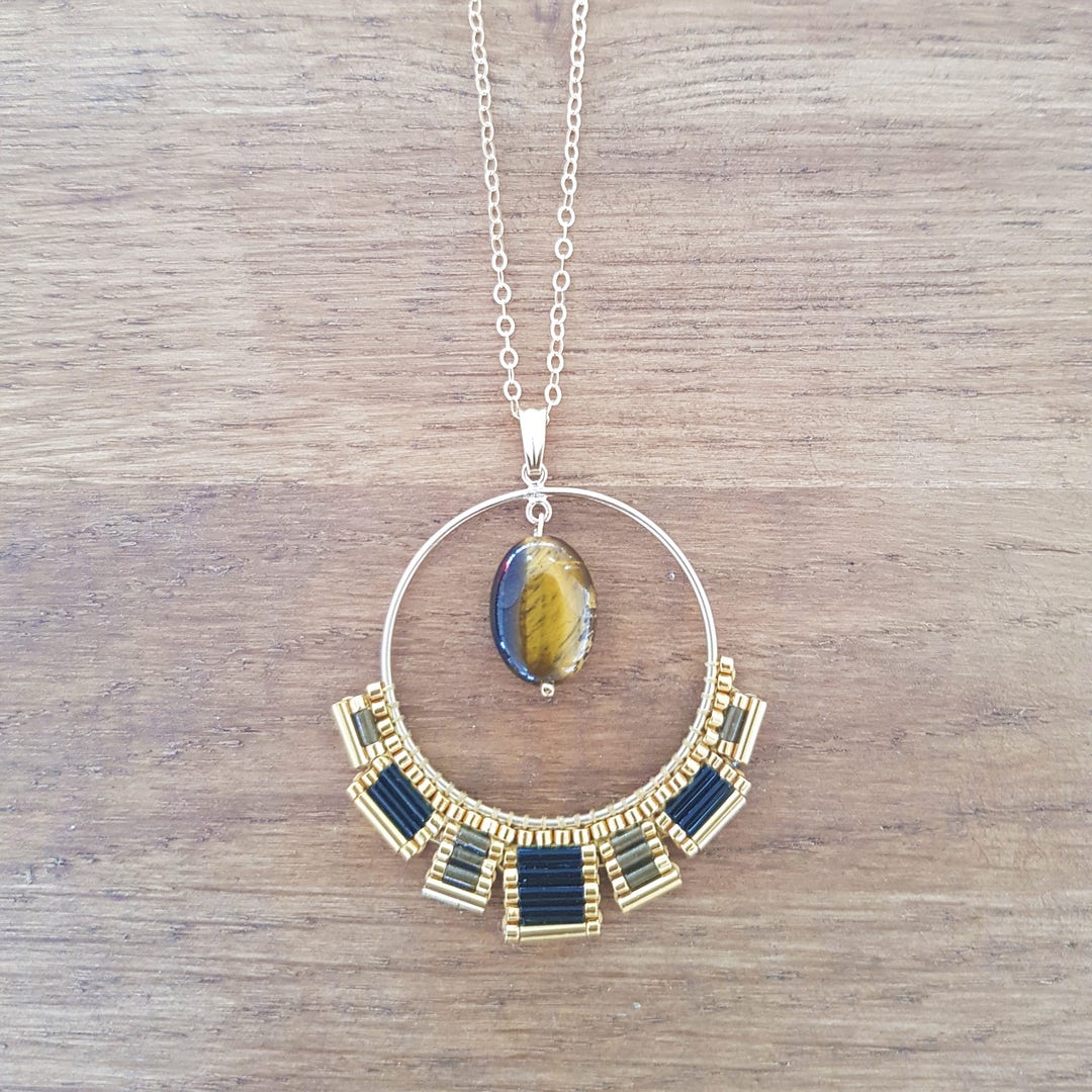 Osiris Tiger Eye NECKLACE - Etsy