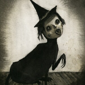 Meow Lady (print of an Original Painting by Sophia Rapata) - Etsy