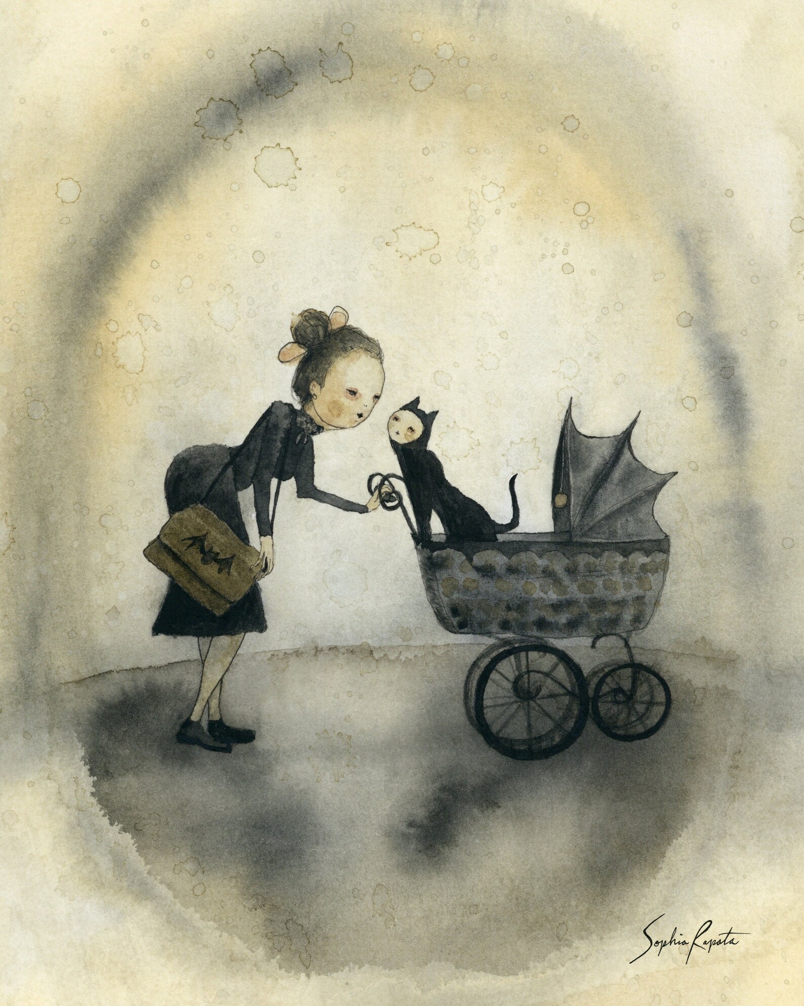 My First Child 8x10print of an Original Painting - Etsy