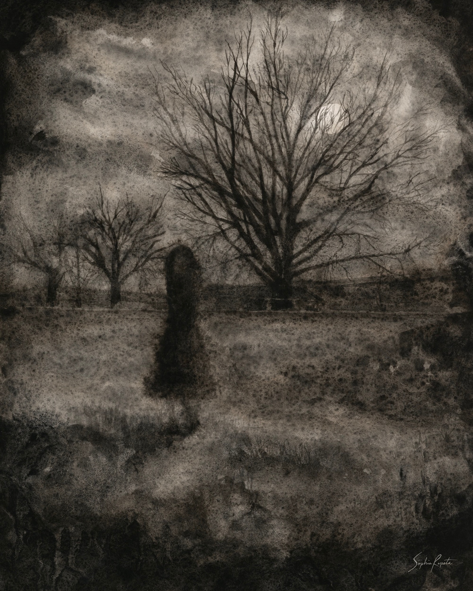 Woebegone Ingénue (8”x10” Print of an Original Painting by Sophia ...