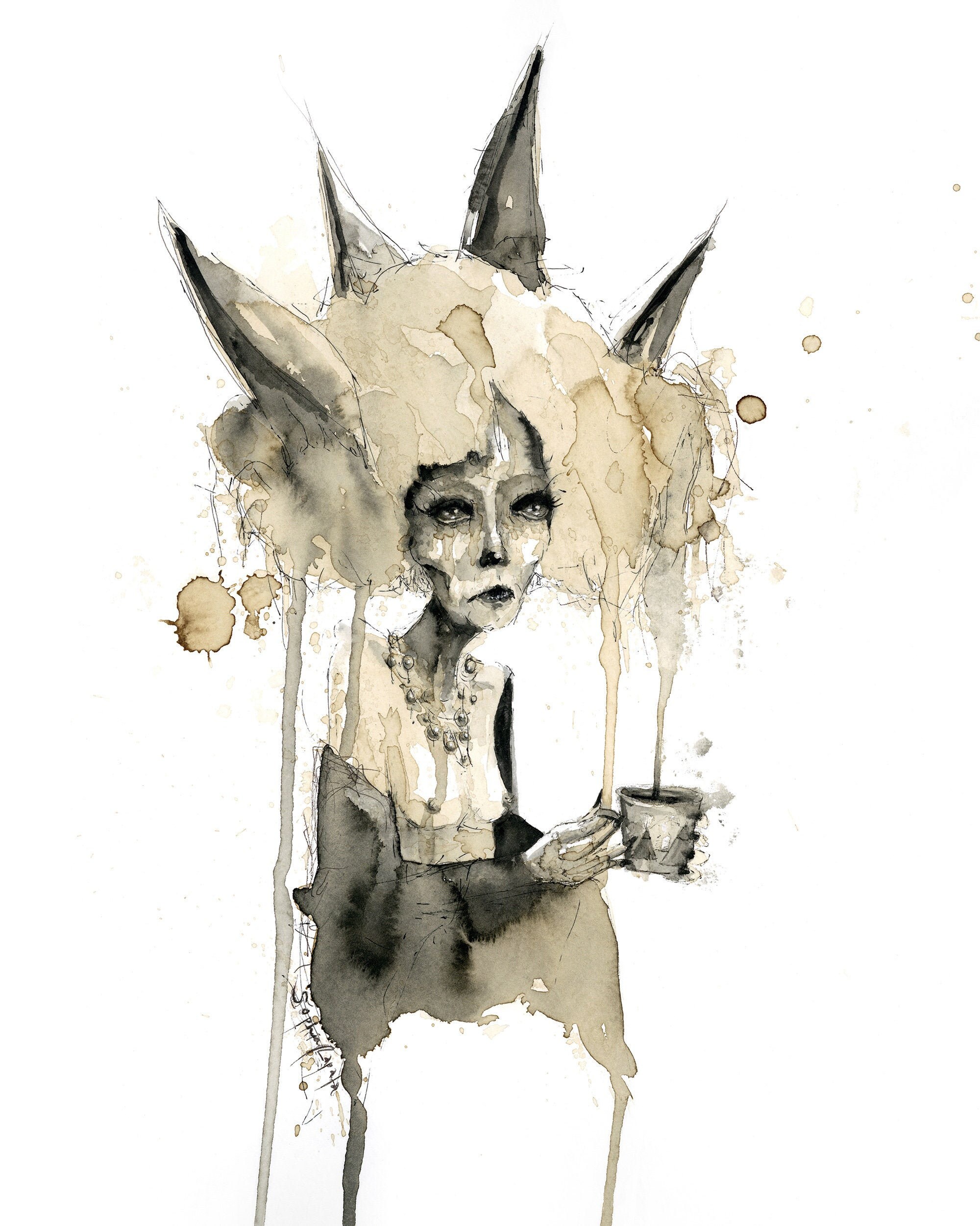 Crazy Cat Lady Paintings