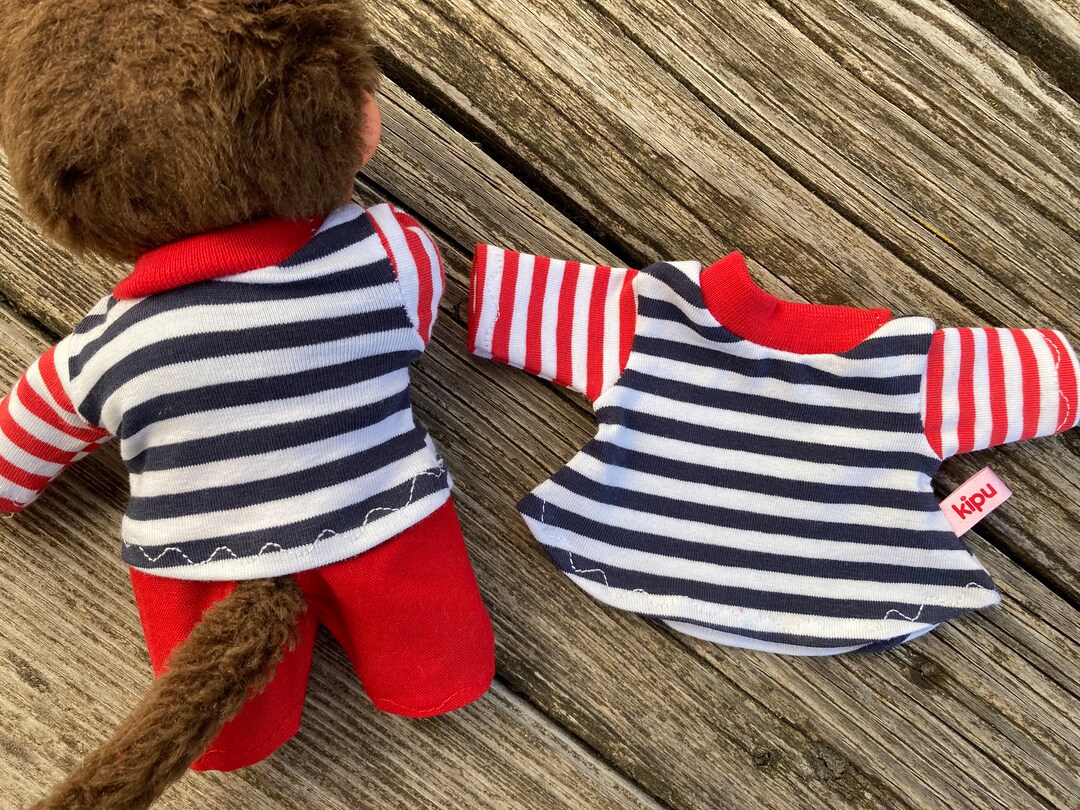 CLOTHING for Plushie Monkey Size 20 Cm Twins Dress + Shirt + Trousers ...