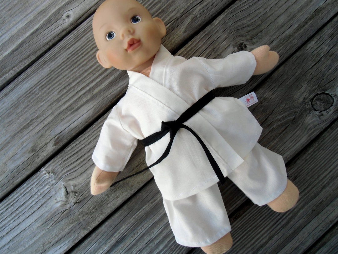 Traje de KARATE para muñeca talla. 32 36 cm NUEVA ropa de muñeca - Etsy ...