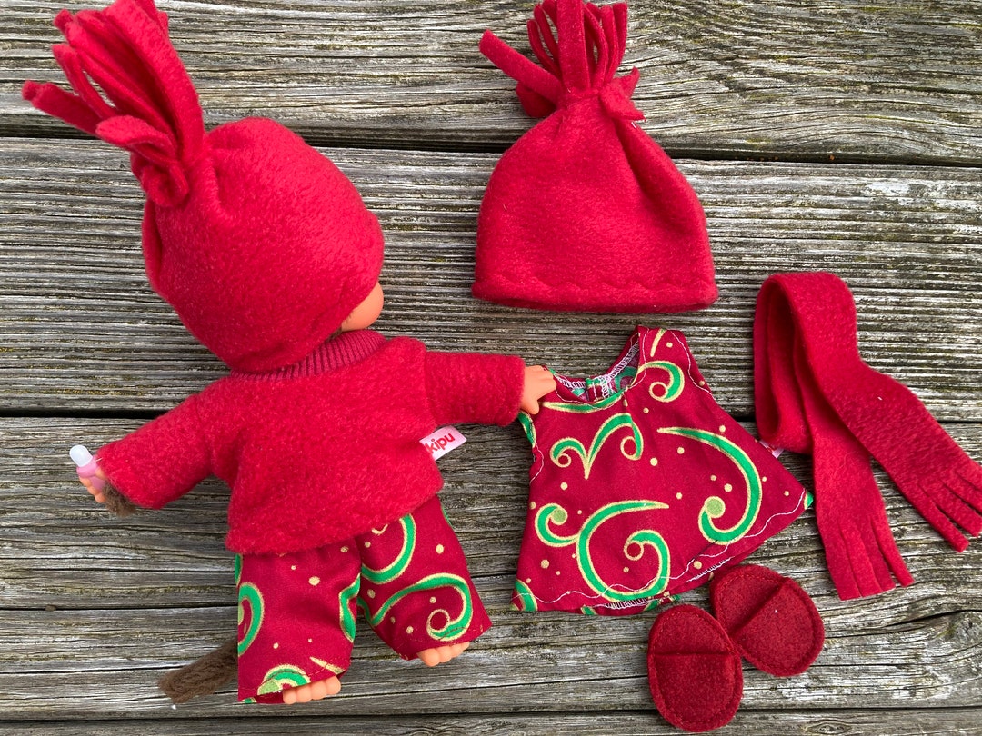 Clothing for Monkeys Teddy Bear Size. 20 Cm Burgundy Doll - Etsy