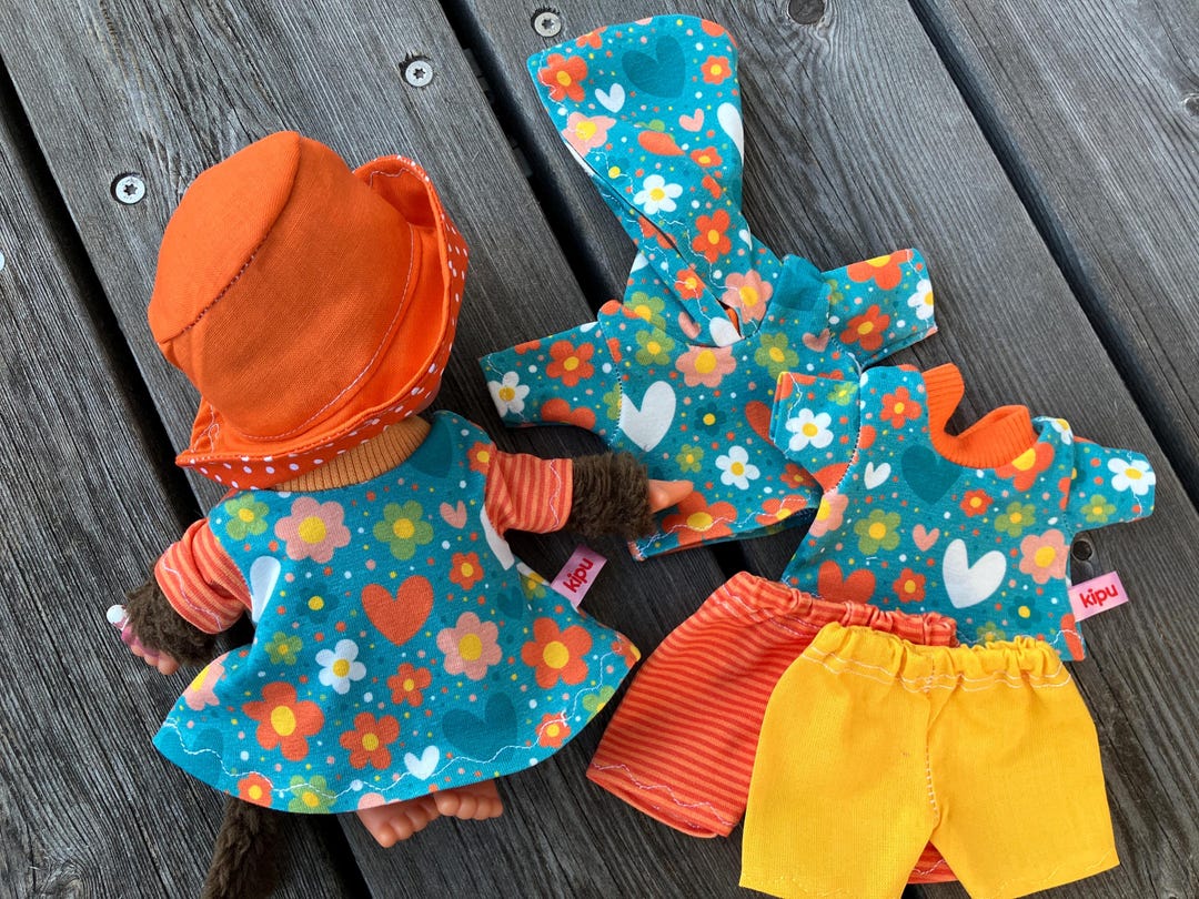 Clothing Shirt Dress Trousers for Plushie Monkey Size 20 Cm - Etsy