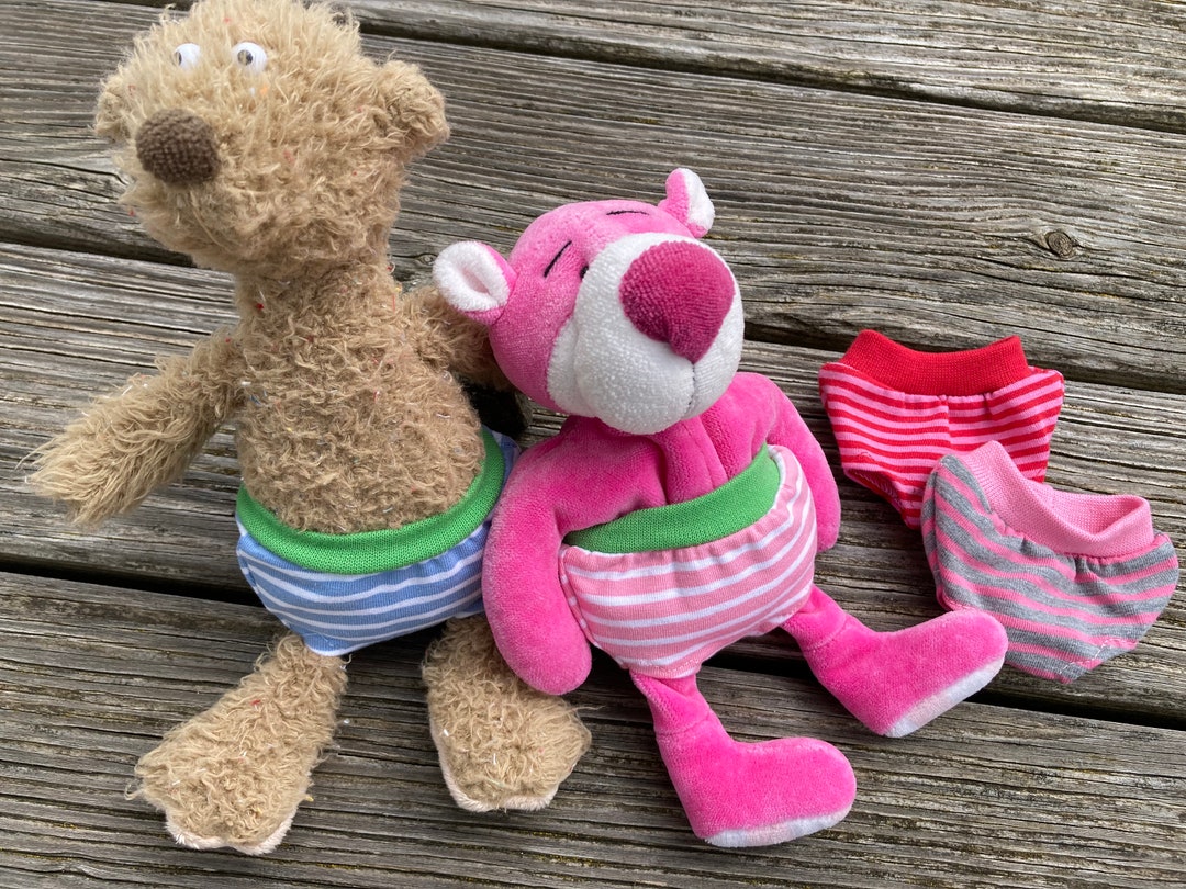 Kleidung für Bärchen Teddy Gr. 20 - 23 cm Puppenkleidung Schlüppi Hose ...