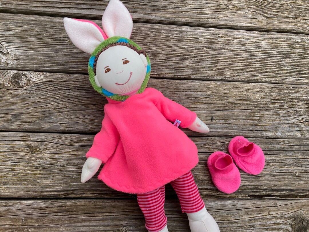 Doll Clothes Size 36 38 Cm Easter Bunny Bright Pink - Etsy