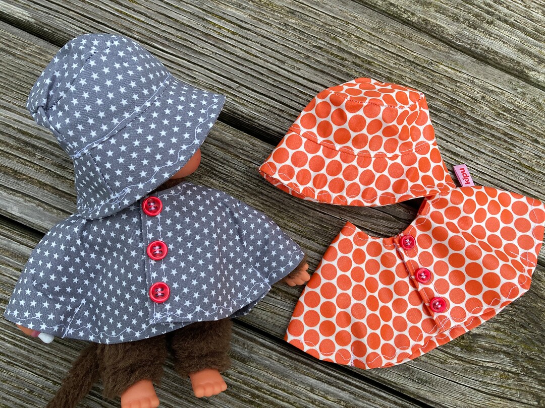 Rain Set for Monkey, Sheep, and Teddy Bear, Size 20 Cm, Doll Clothes ...