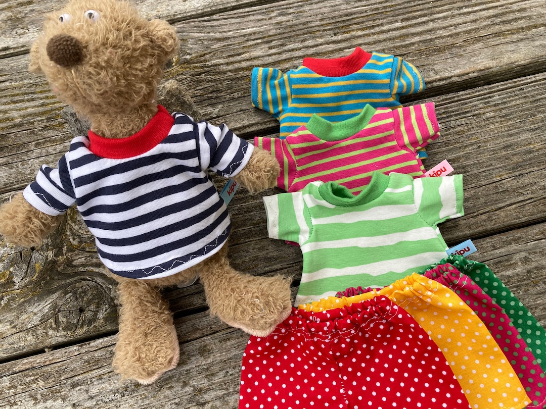 Kleidung für Bären Gr. 20 - 23 cm T - Shirt + Hose Bärenkleidung mix it ...