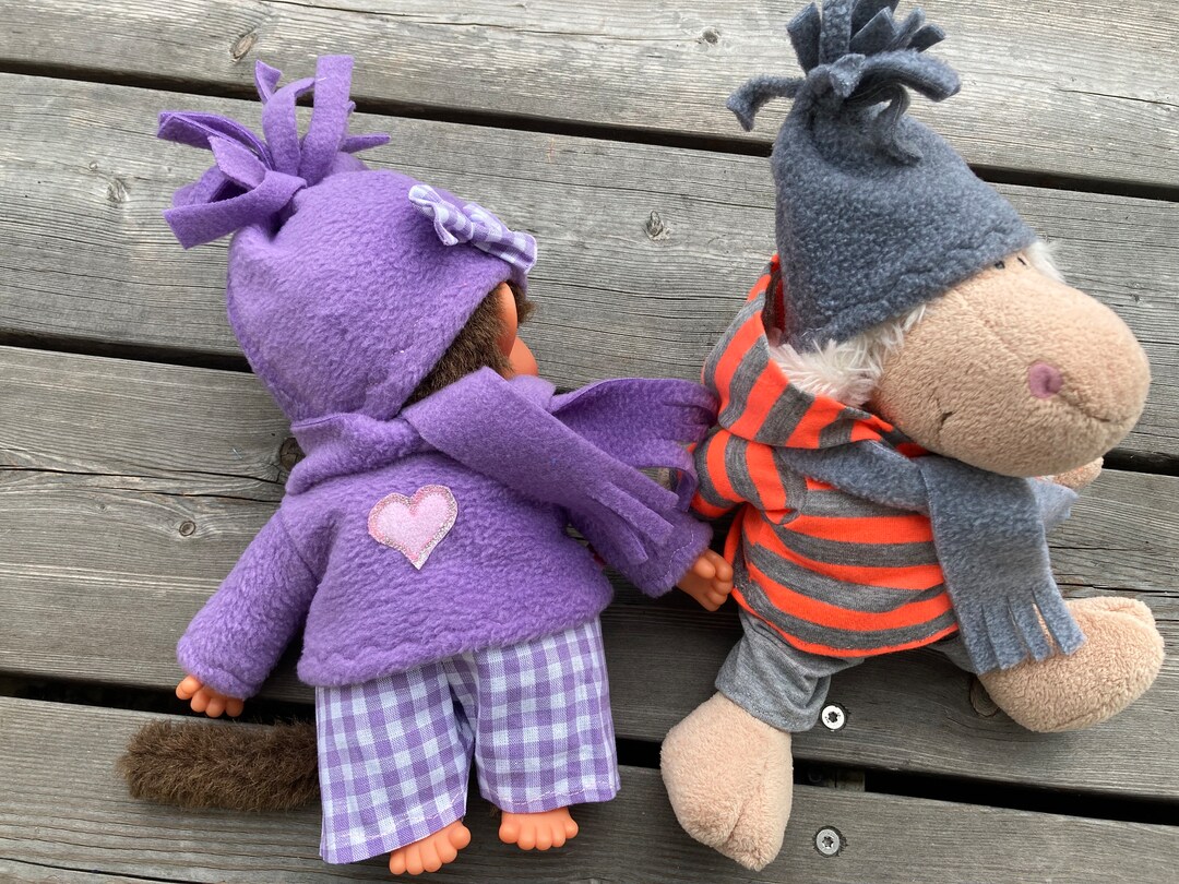 Clothing Size 26 28 Cm for Plushie Cuddly Toy Monkey Sheep Doll Clothes ...