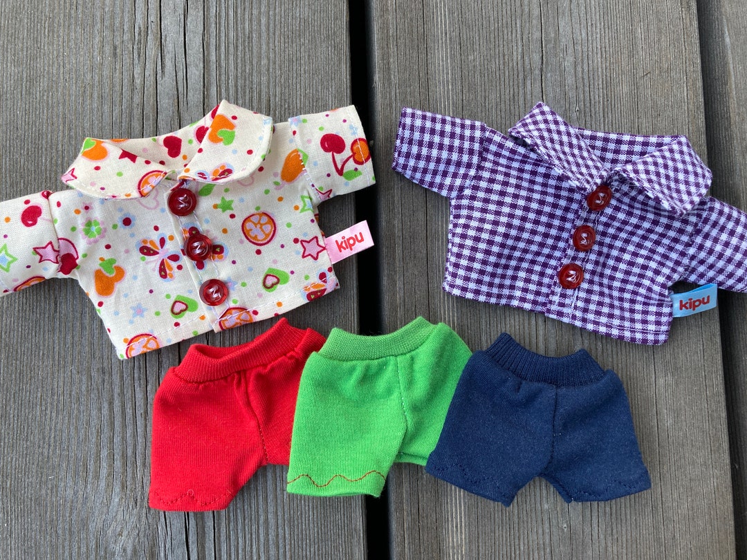 CLOTHING Shirt Blouse for Baby Monkey Size. 15 16 Cm Monkey Doll ...