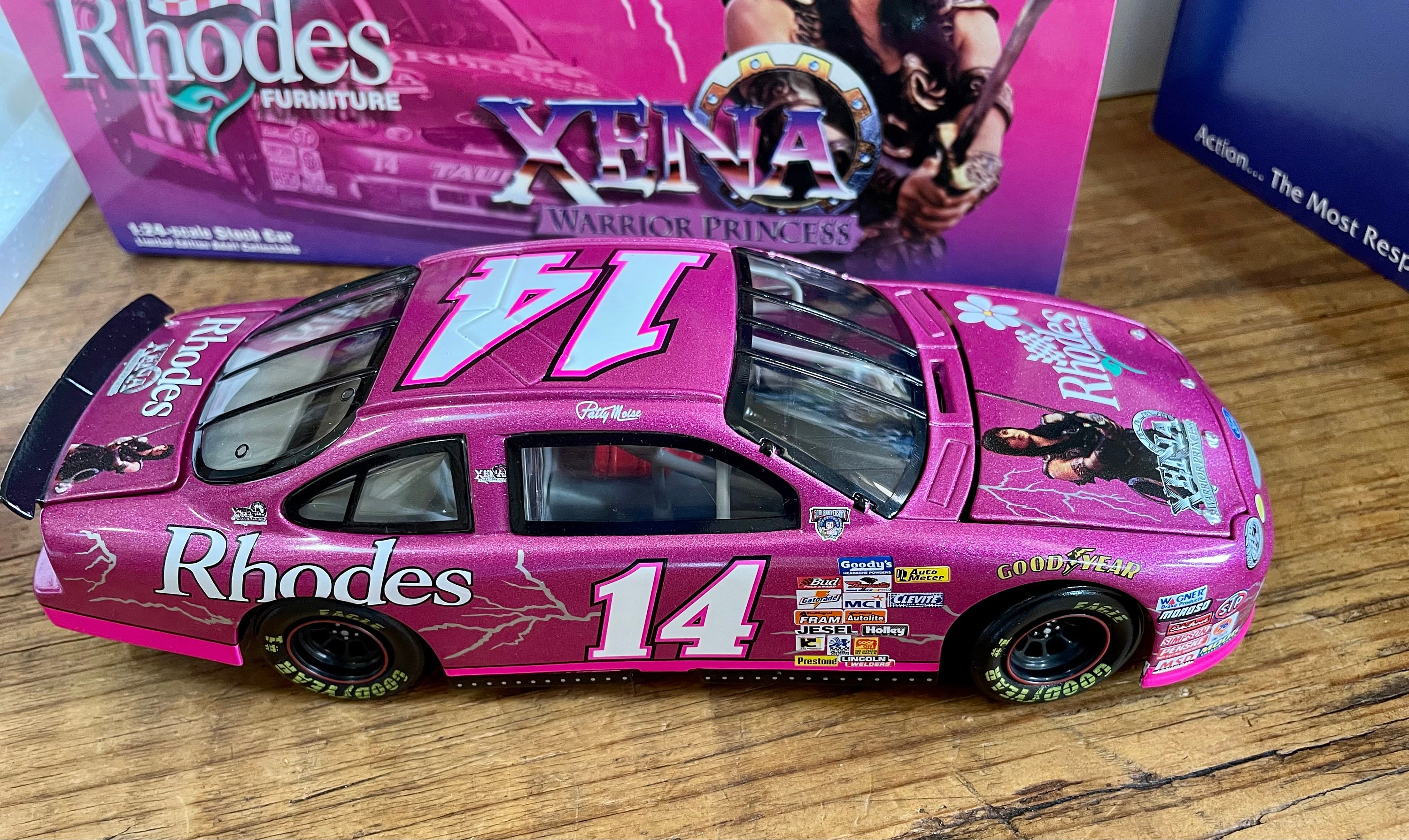 1998 Xena: Warrior Princess 1/24 Scale Patty Moise Stock Car MIP - Etsy