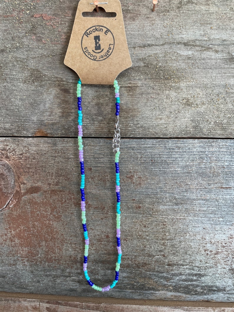 Seed Bead Necklaces - Etsy