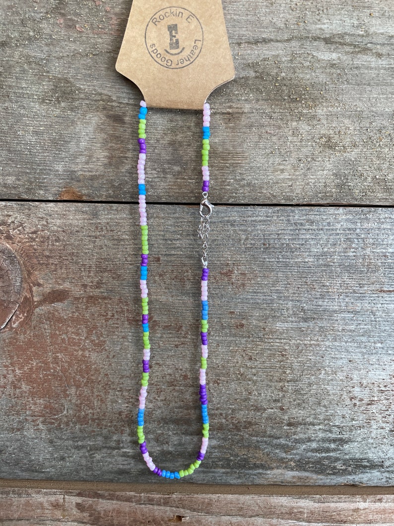 Seed Bead Necklaces - Etsy