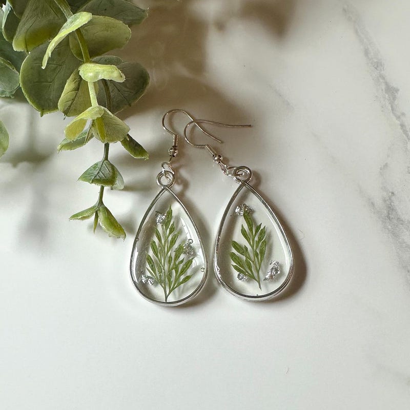 Botanical Earrings - Etsy