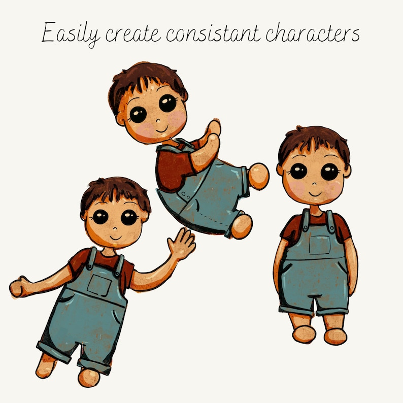 Easy Cute Kids Stamp Set Procreate Body Stamps Procreate - Etsy