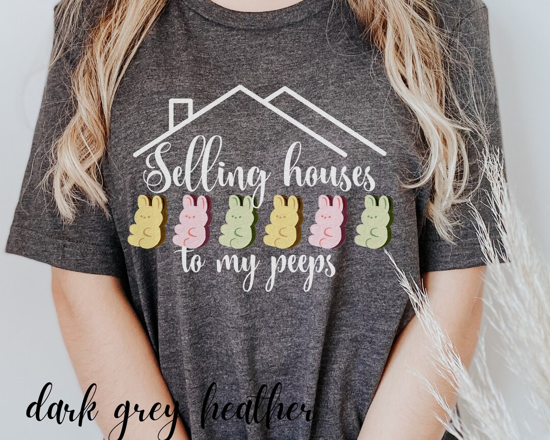 Easter Peeps Realtor, Easter Bunny Realtor Shirt, Easter Realtor Shirt ...