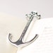 Personalized Anchor Bookmark, Rose or Gold Coated Metal, Engraved ...
