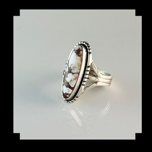 Handcrafted Sterling and Wild Horse Magnesite Ring Size 10 1/2 - Etsy