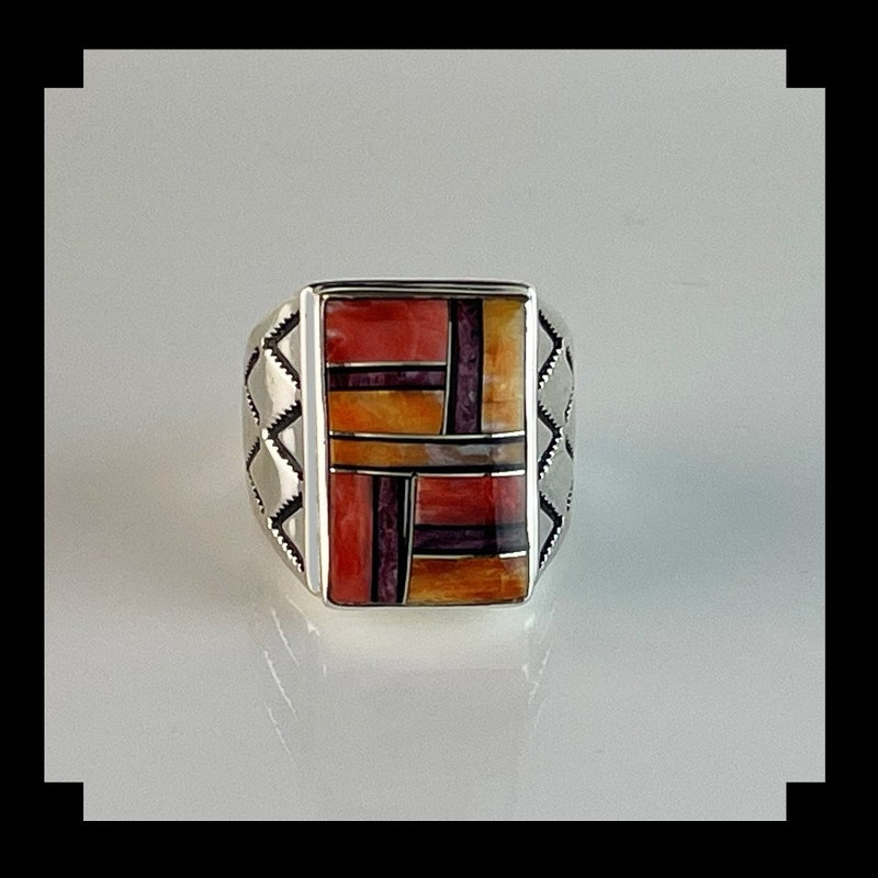 Inlay Ring - Etsy