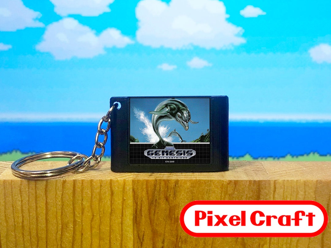 Minature Sega Genesis Echo the Dolphin Keychain - Etsy