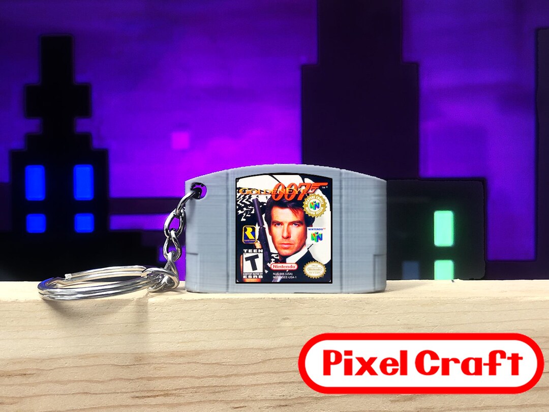N64 Goldeneye Keychain Handmade Collectable - Etsy