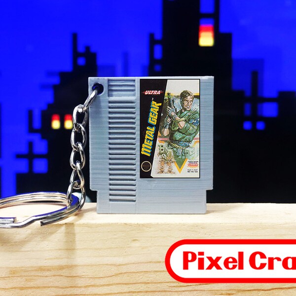Metal Gear Keychain - Etsy