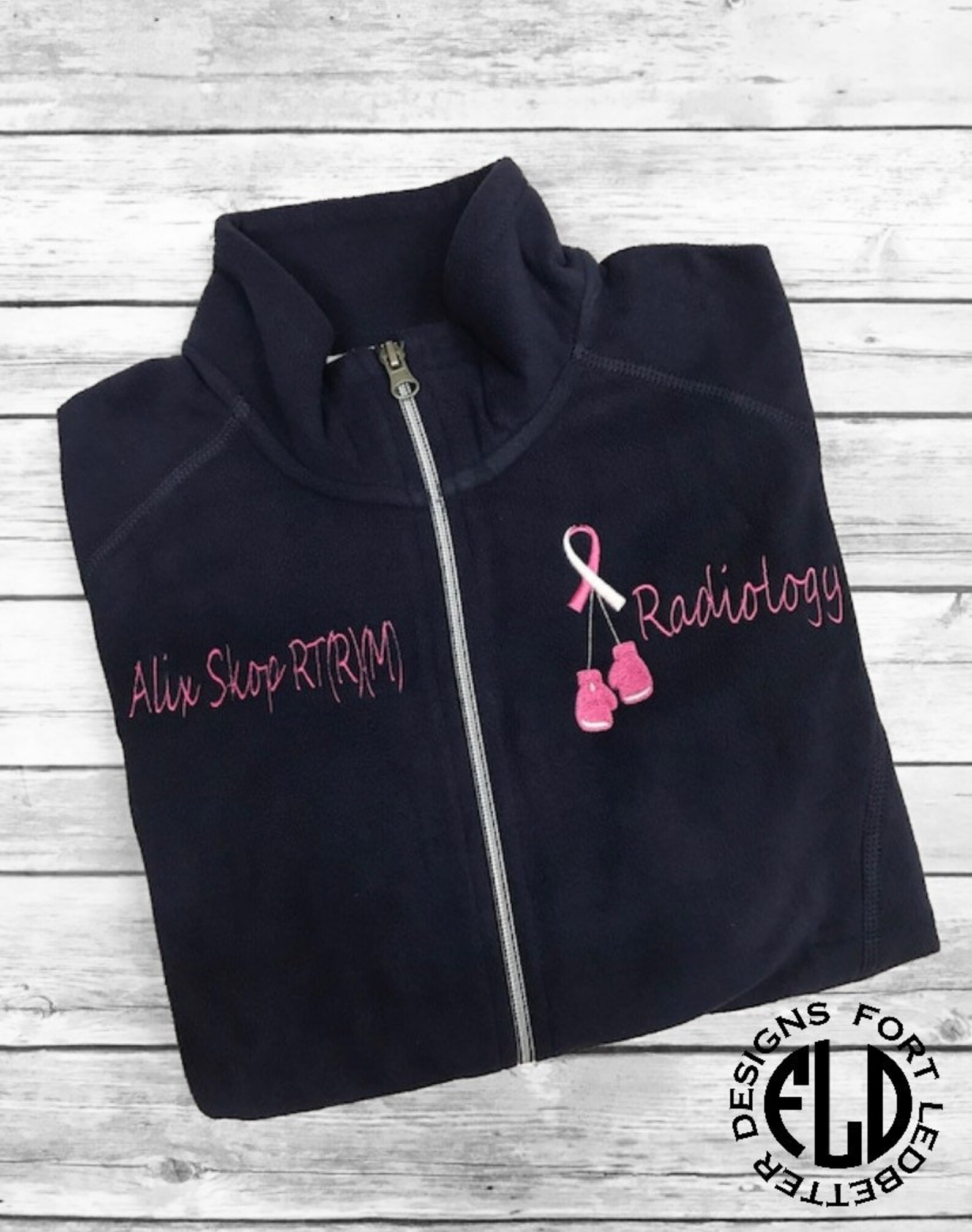 Mammography Fleece Jacket Radiology Technologist Mammo Tech | Etsy