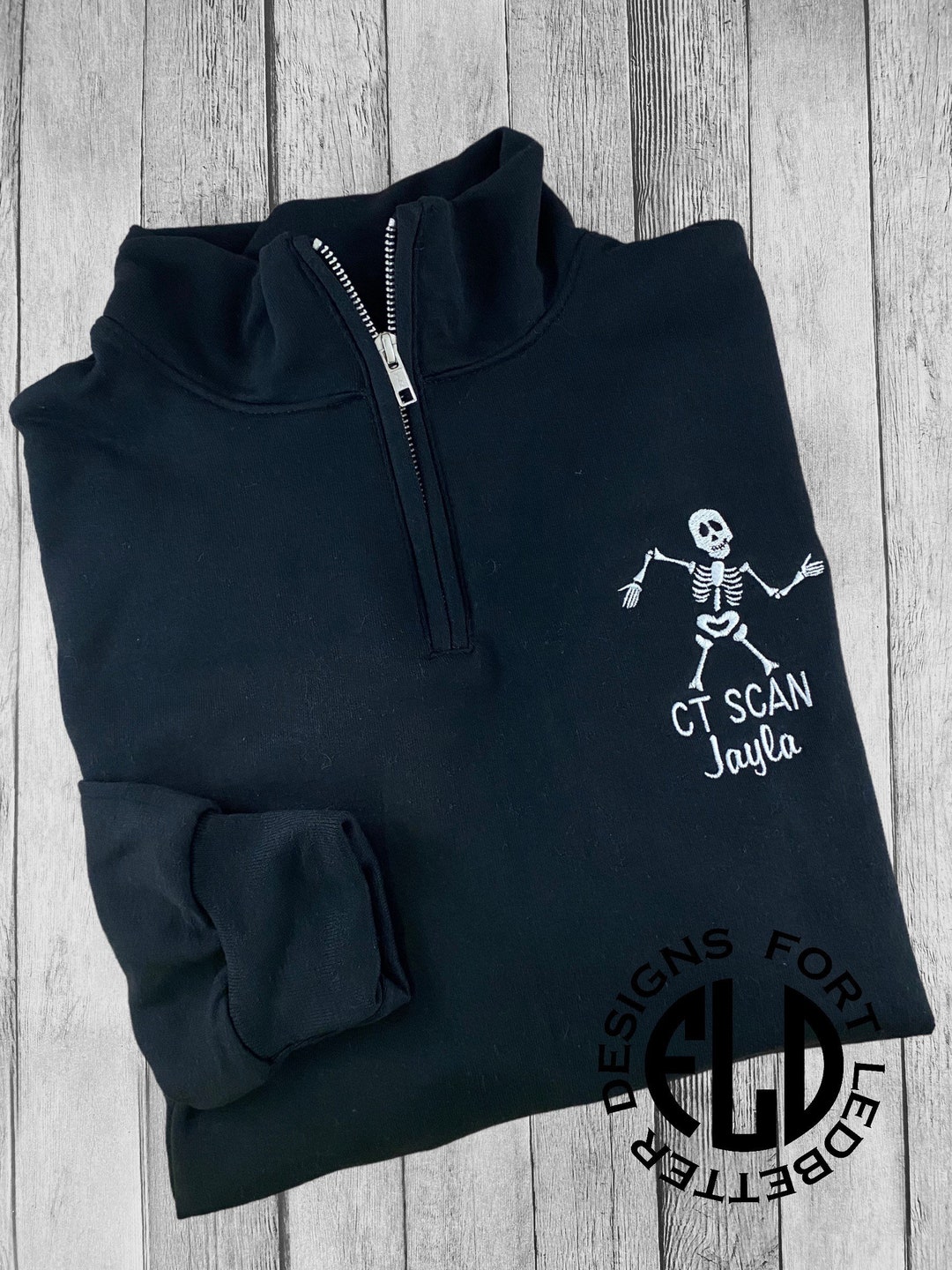 CT Scan Quarter Zip Sweatshirt, Radiology Technologist, CT Tech ...