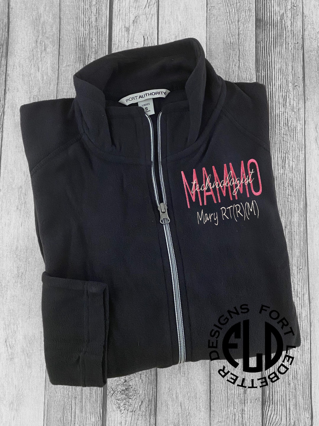 Mammo Tech Fleece Jacket, Breast Cancer Awareness, Radiology ...