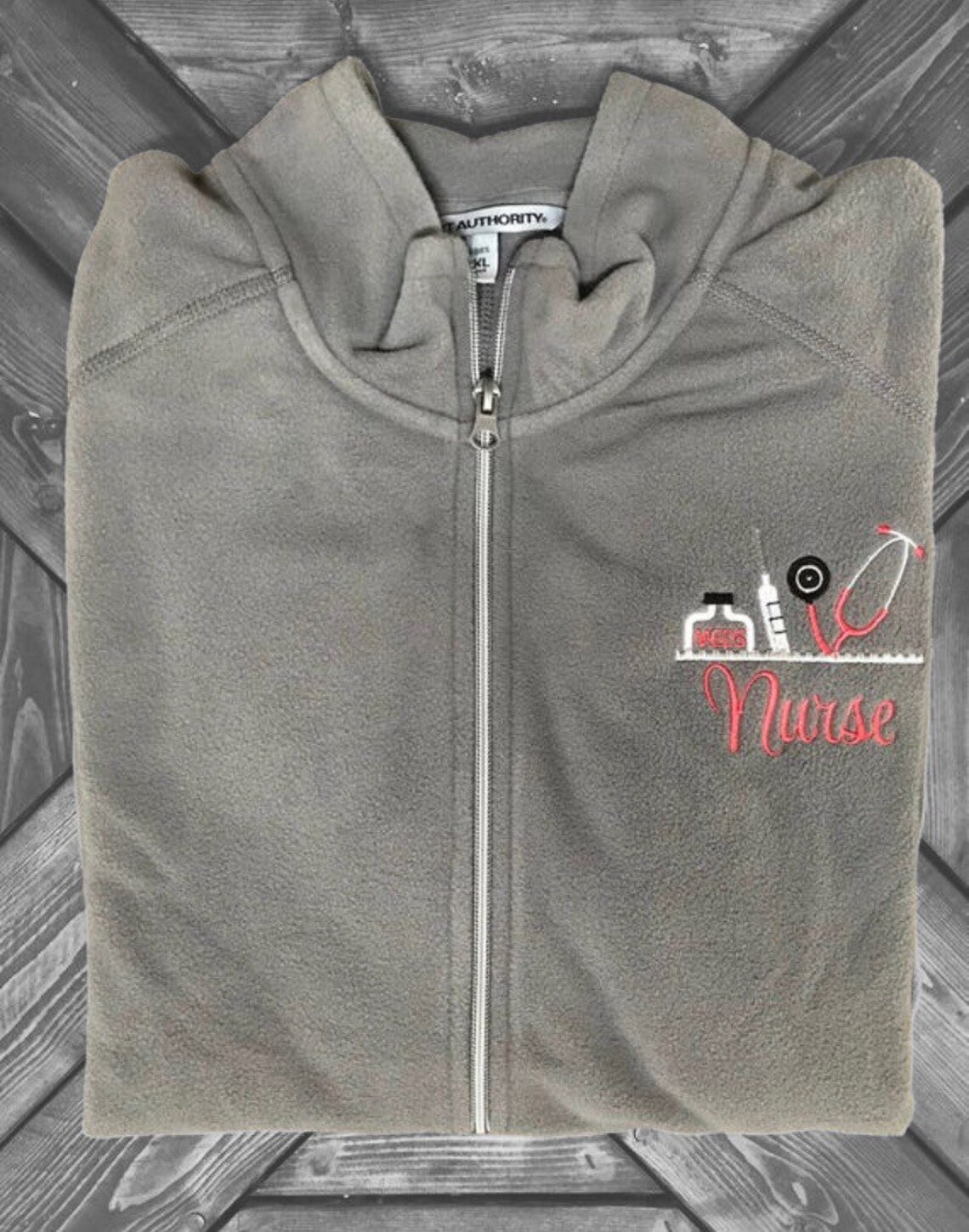 Personalized RN Fleece Jacket Nurse Jacket Graduation Gift - Etsy