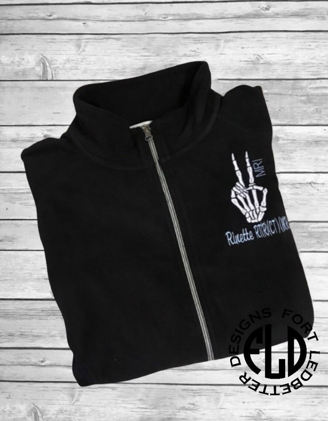 MRI Skeleton Hand Radiology Fleece Jacket, Radiology Technologist, Xray ...