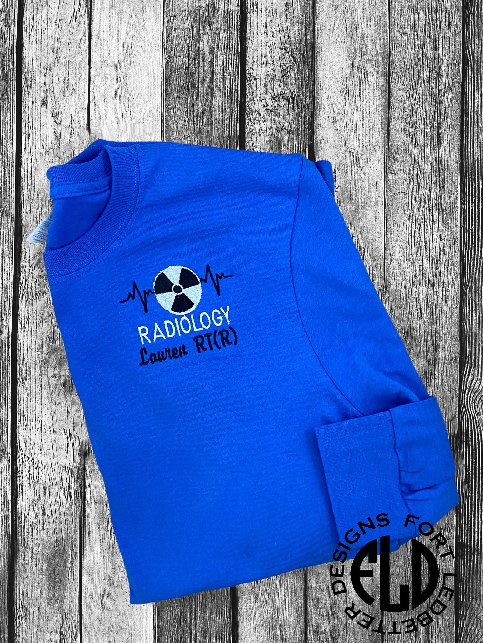 Radiology Long Sleeves Shirt Radiation Symbol Diagnostic | Etsy