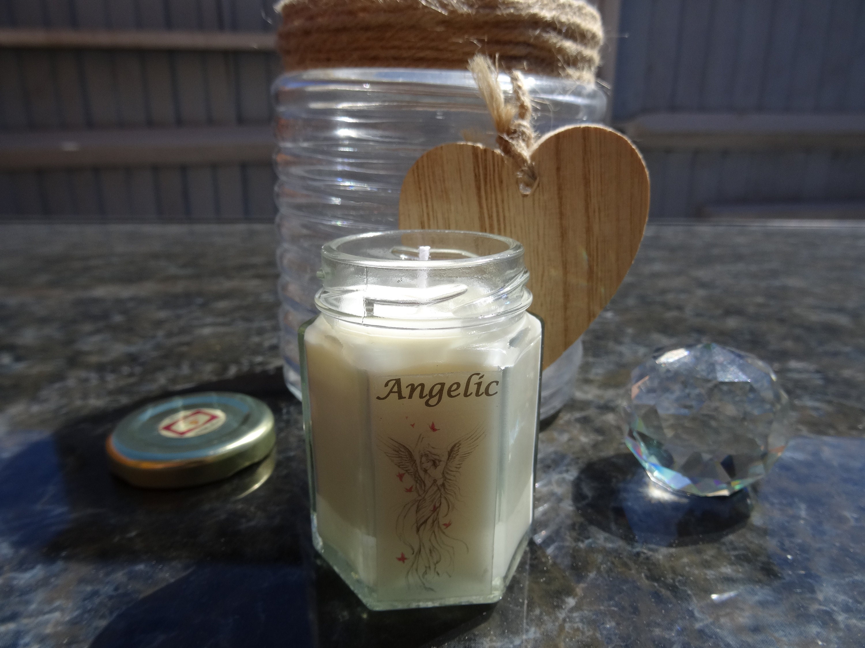 Angelic Scented Candles Candle Jars Best Friend Gift | Etsy