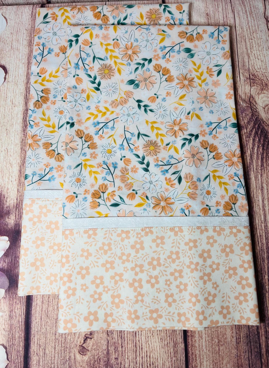 Pillowcases: Floral Handmade Pillowcases - Standard/queen and King Sets ...