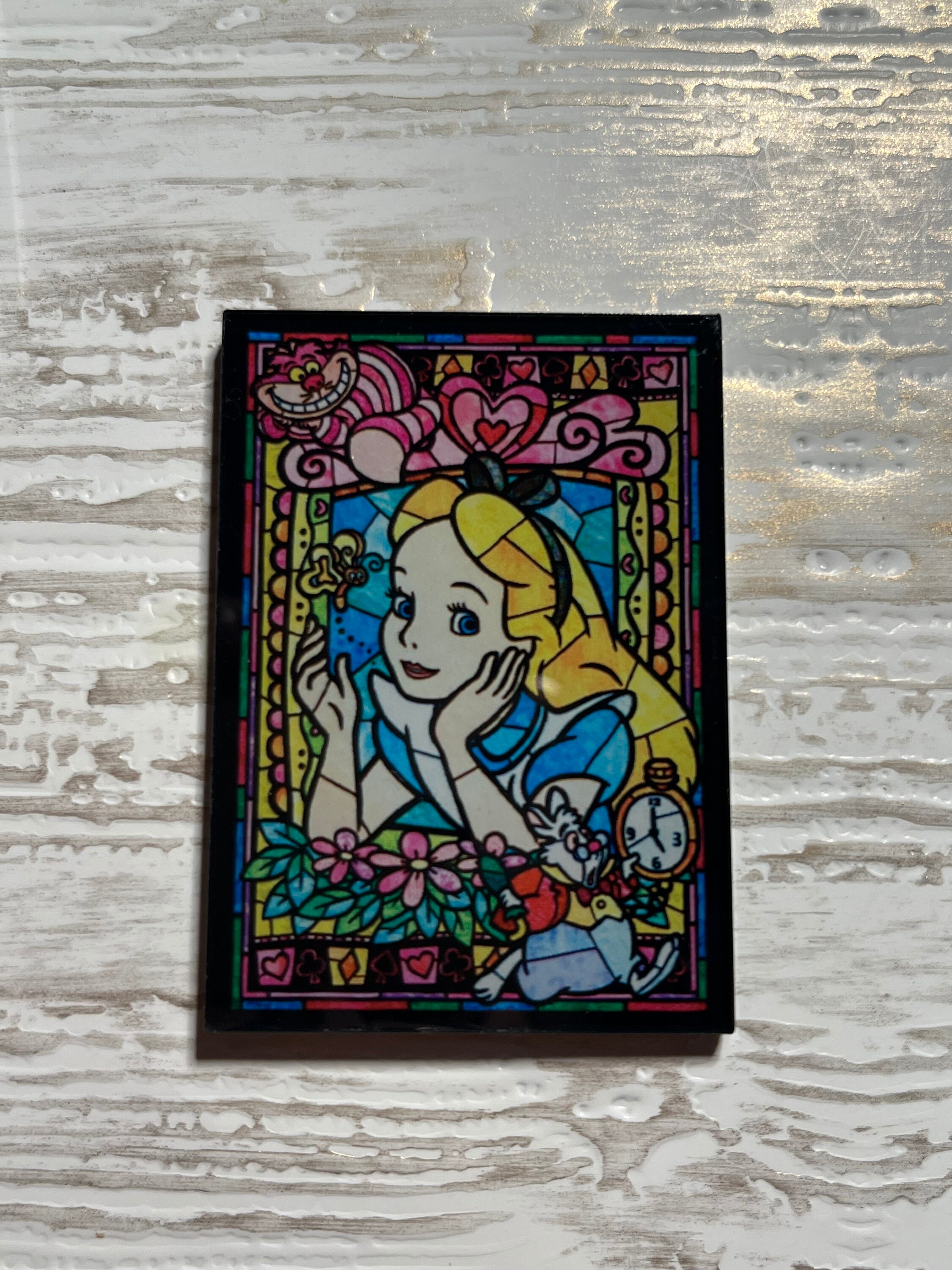 Alice in Wonderland & Sleeping Beauty Stained Glass Look Acrylic ...