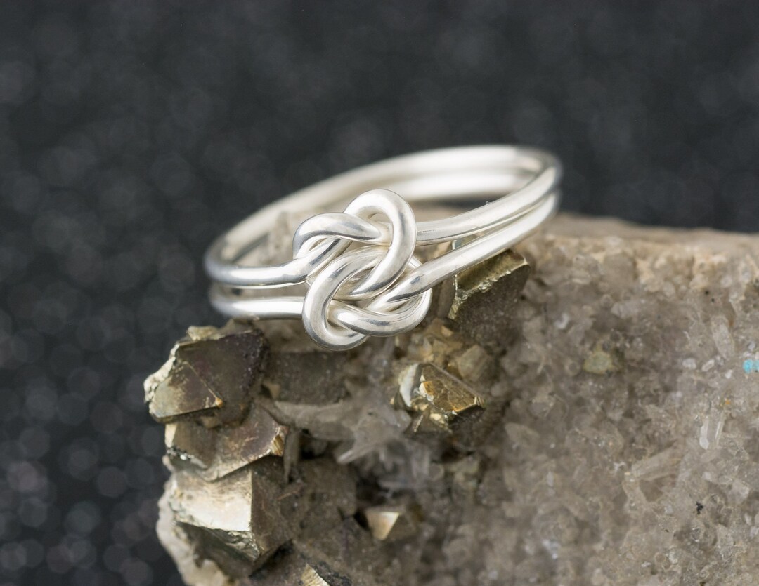 Handcrafted Double Shank Friendship Ring in Sterling Silver - Etsy