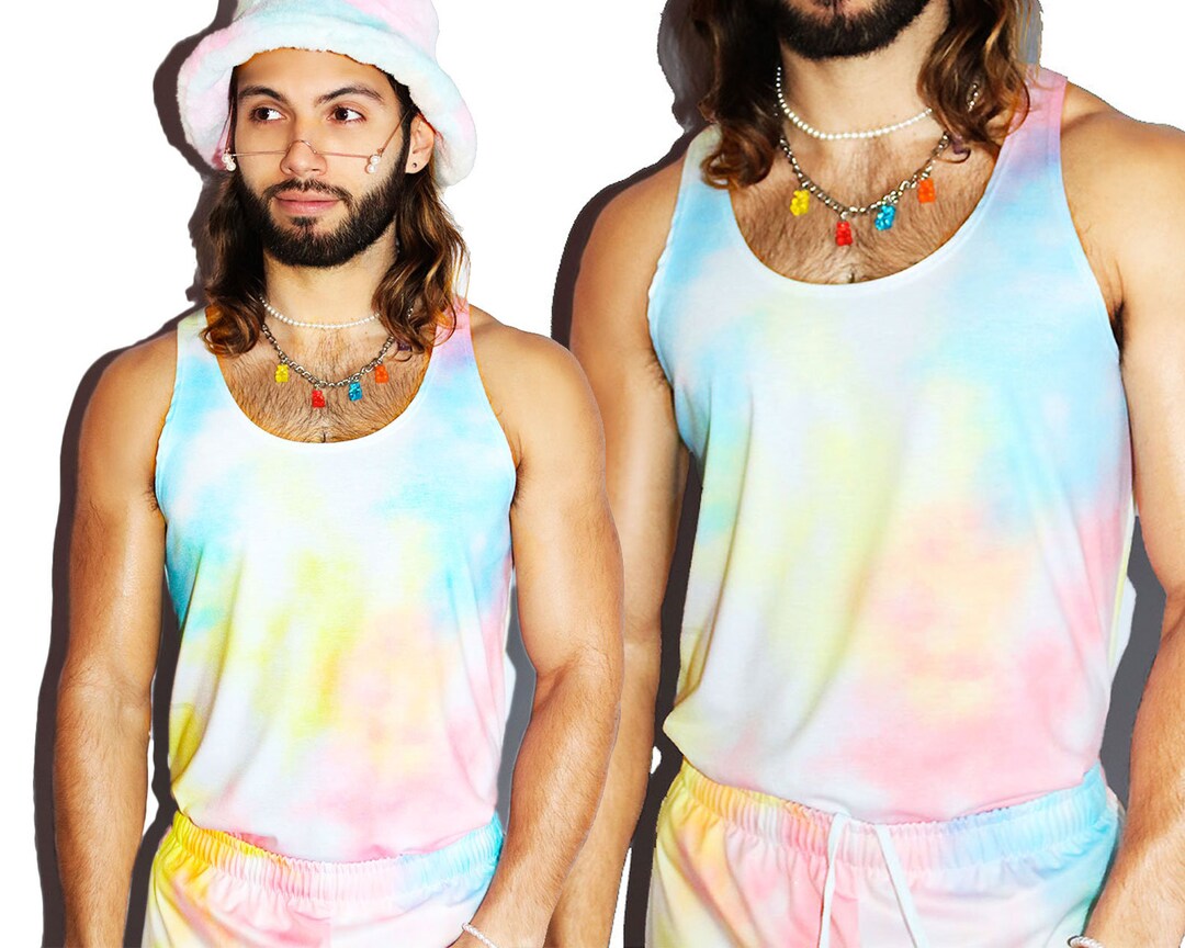 Cotton Kandi All Over Racerback Tank - Multi - Etsy