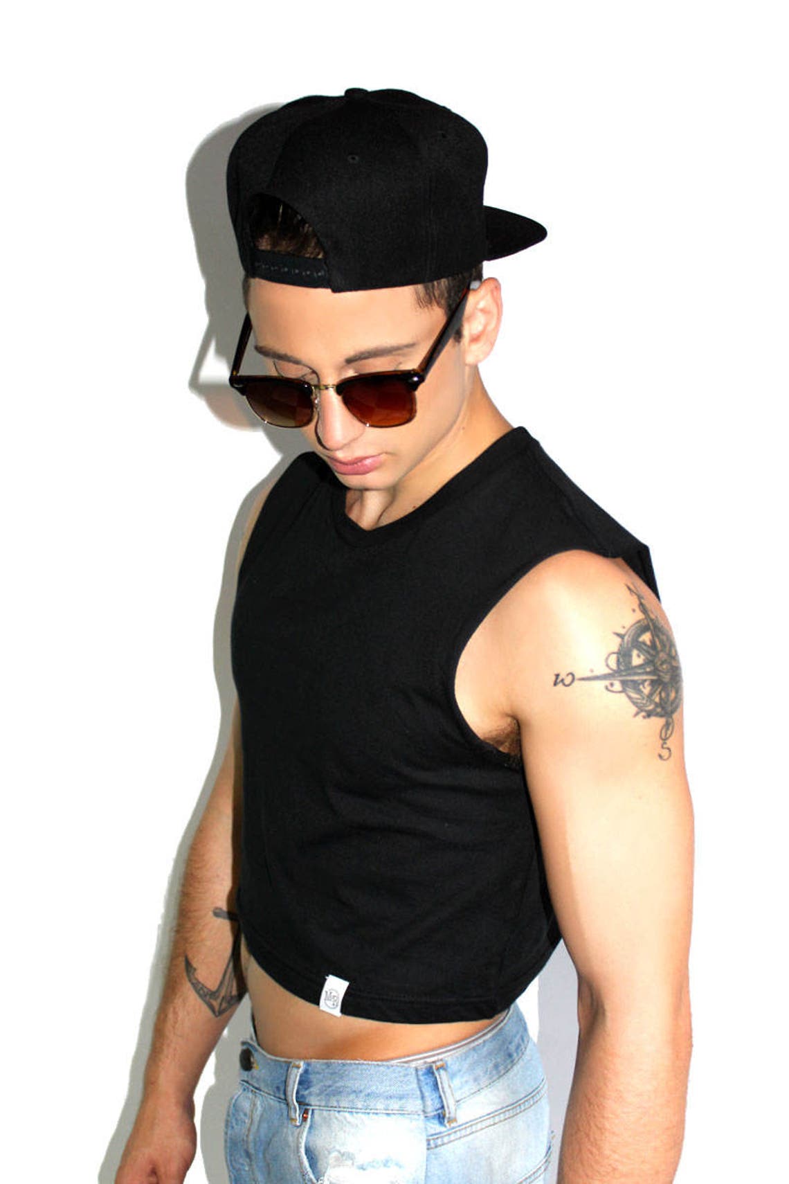 Marekrichard Core Crop Tank-black - Etsy