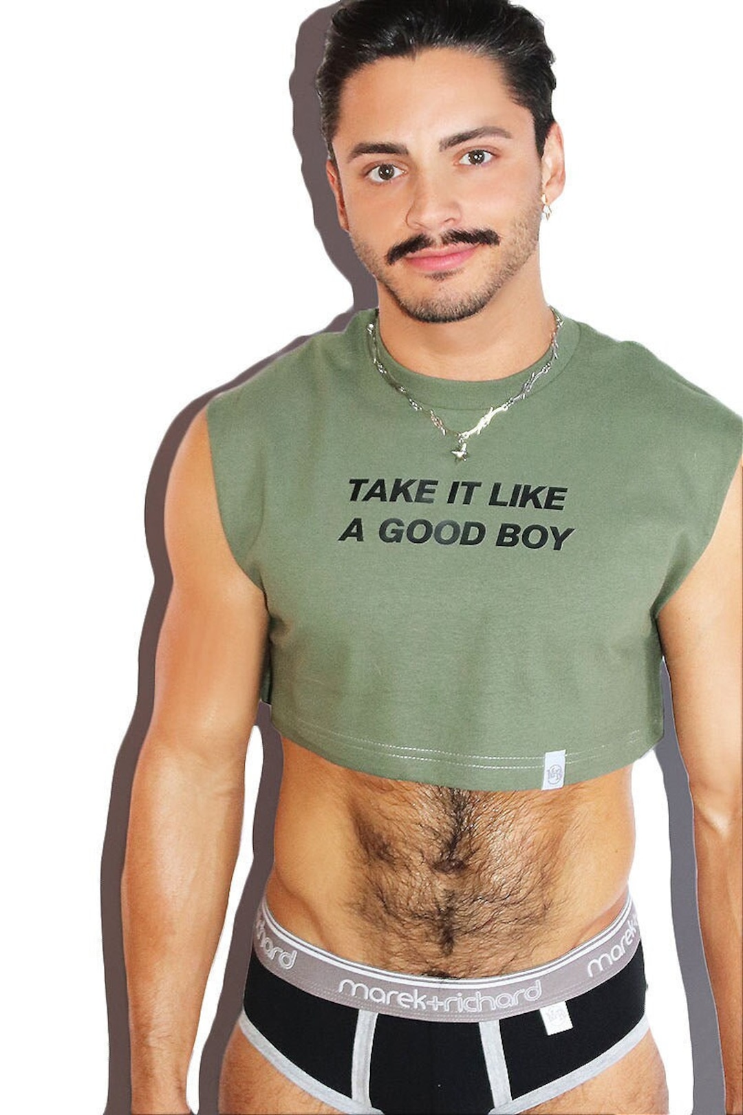 Like A Good Boy Extreme Crop Tank-army - Etsy