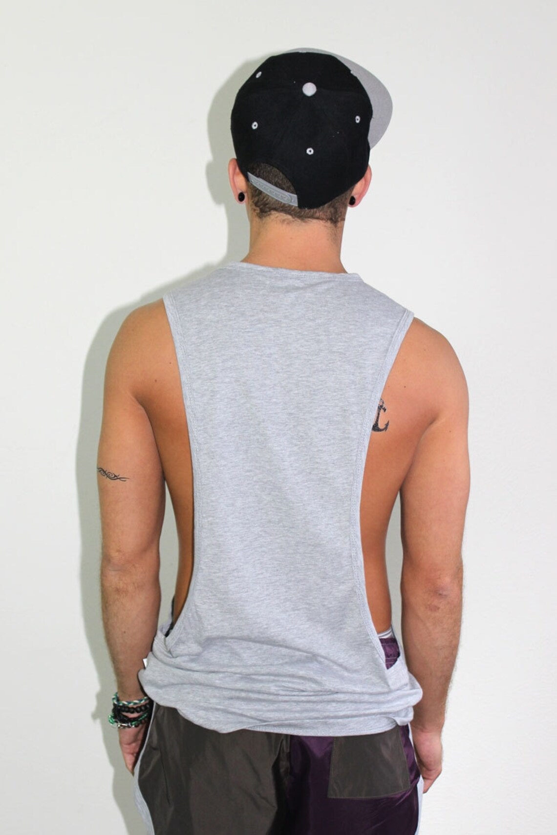 Marekrichard Get Sum Low Armhole Tank Grey - Etsy