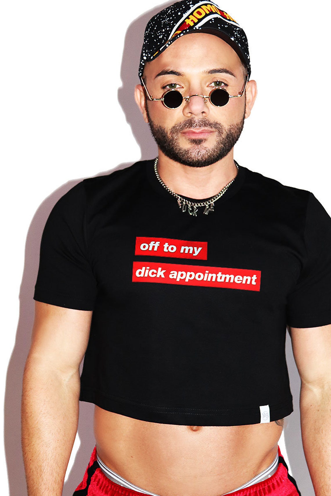 Dick Appointment Crop Tee Black - Etsy