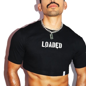 Loaded Extreme Crop Tee-black - Etsy