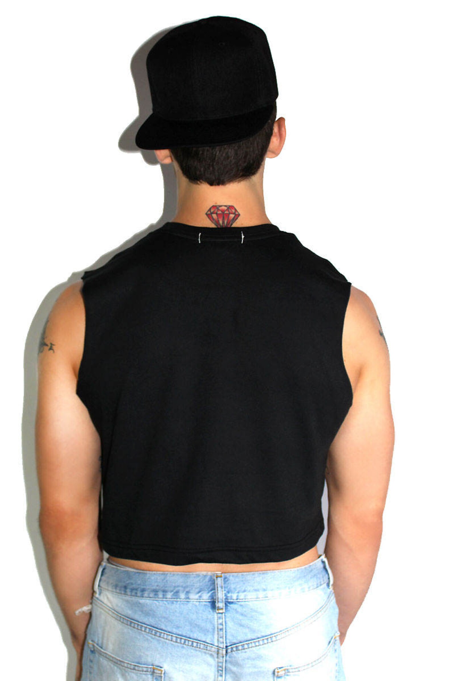 Marek+richard Core Crop Tank-black - Etsy