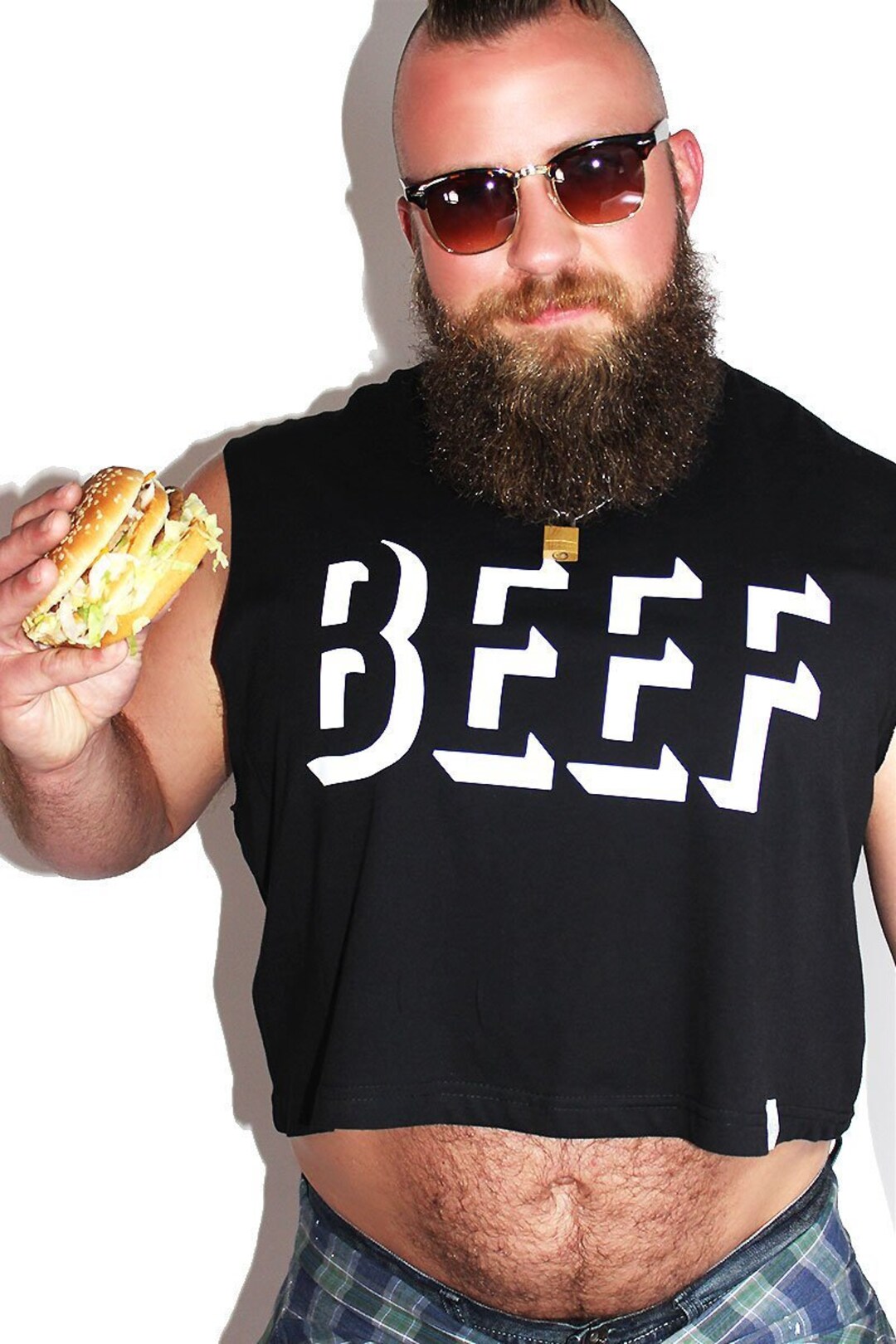 PLUS: BEEF Crop Tank-black - Etsy